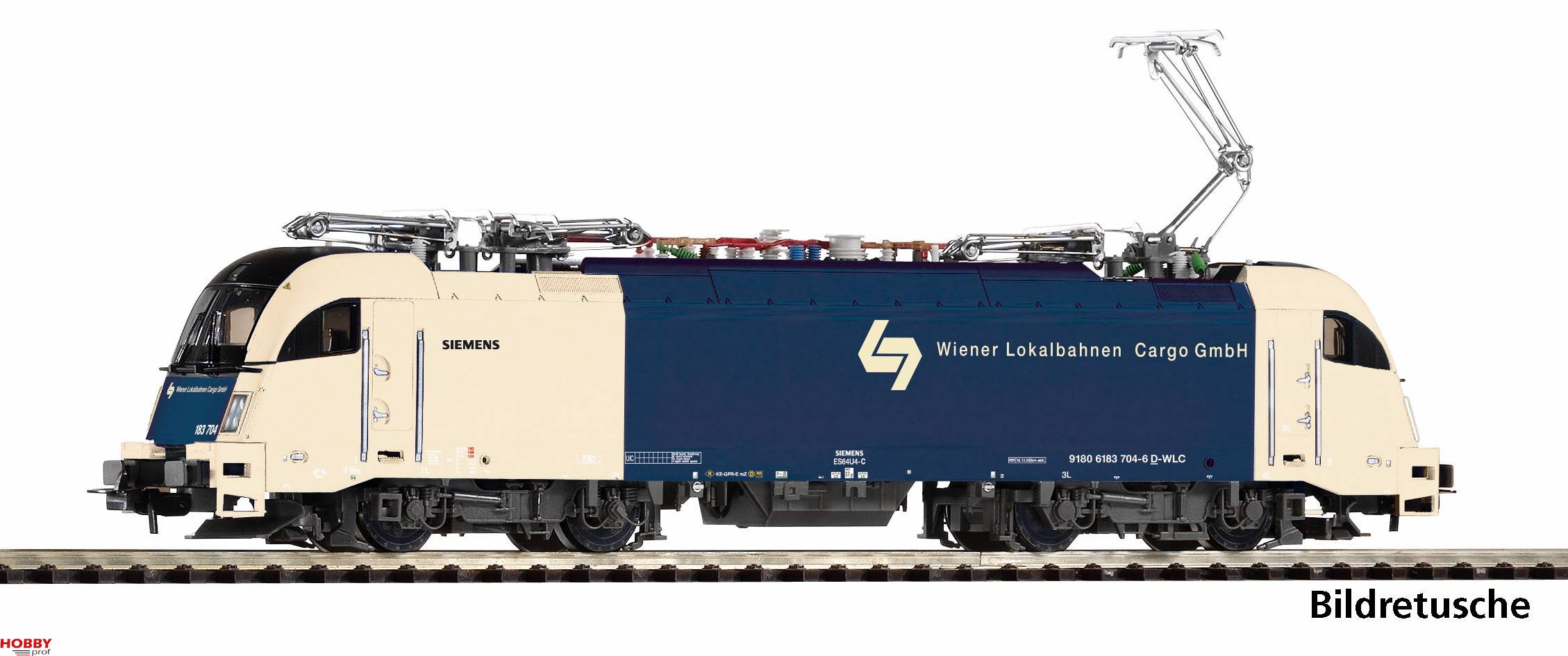 Piko WLC Br183 Elektrische Locomotief (DC+Sound) Schaal 1: 87 (H0 ...