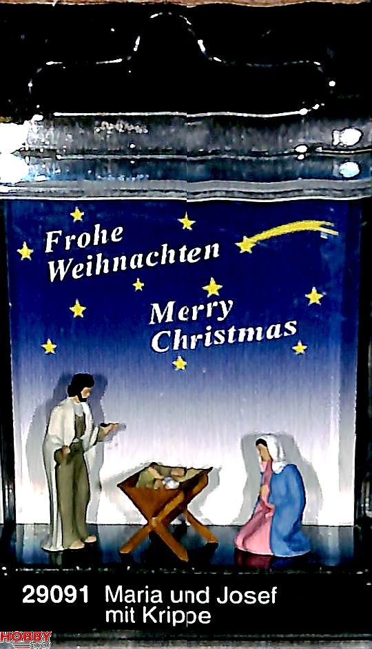 Preiser Kerstverhaal ~ Maria, Josef en het Kindeke Jezus Schaal 1: 87 ...