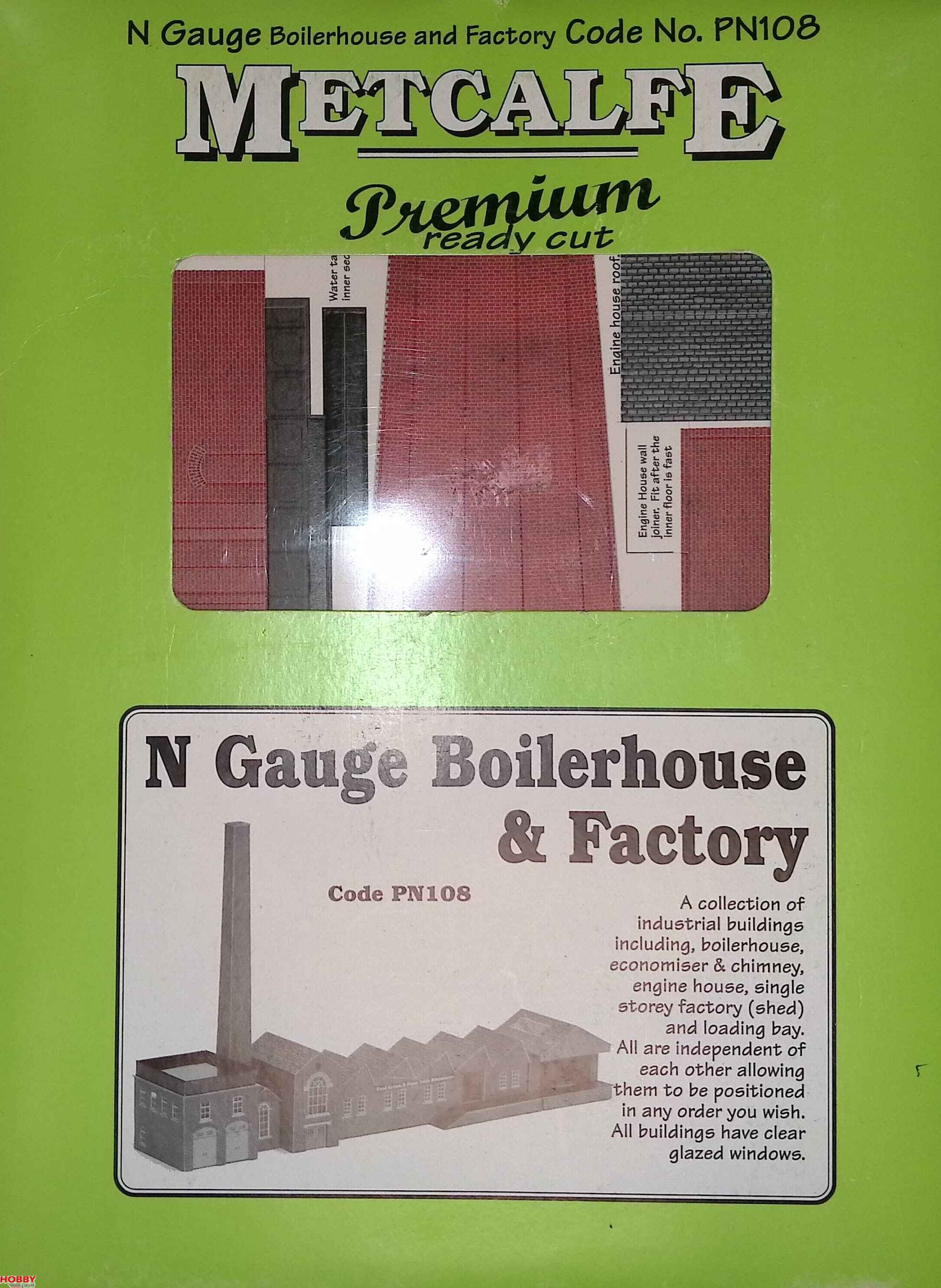 Metcalfe Boilerhouse and Factory ~ Ready Cut Paper Building Schaal 1: ...